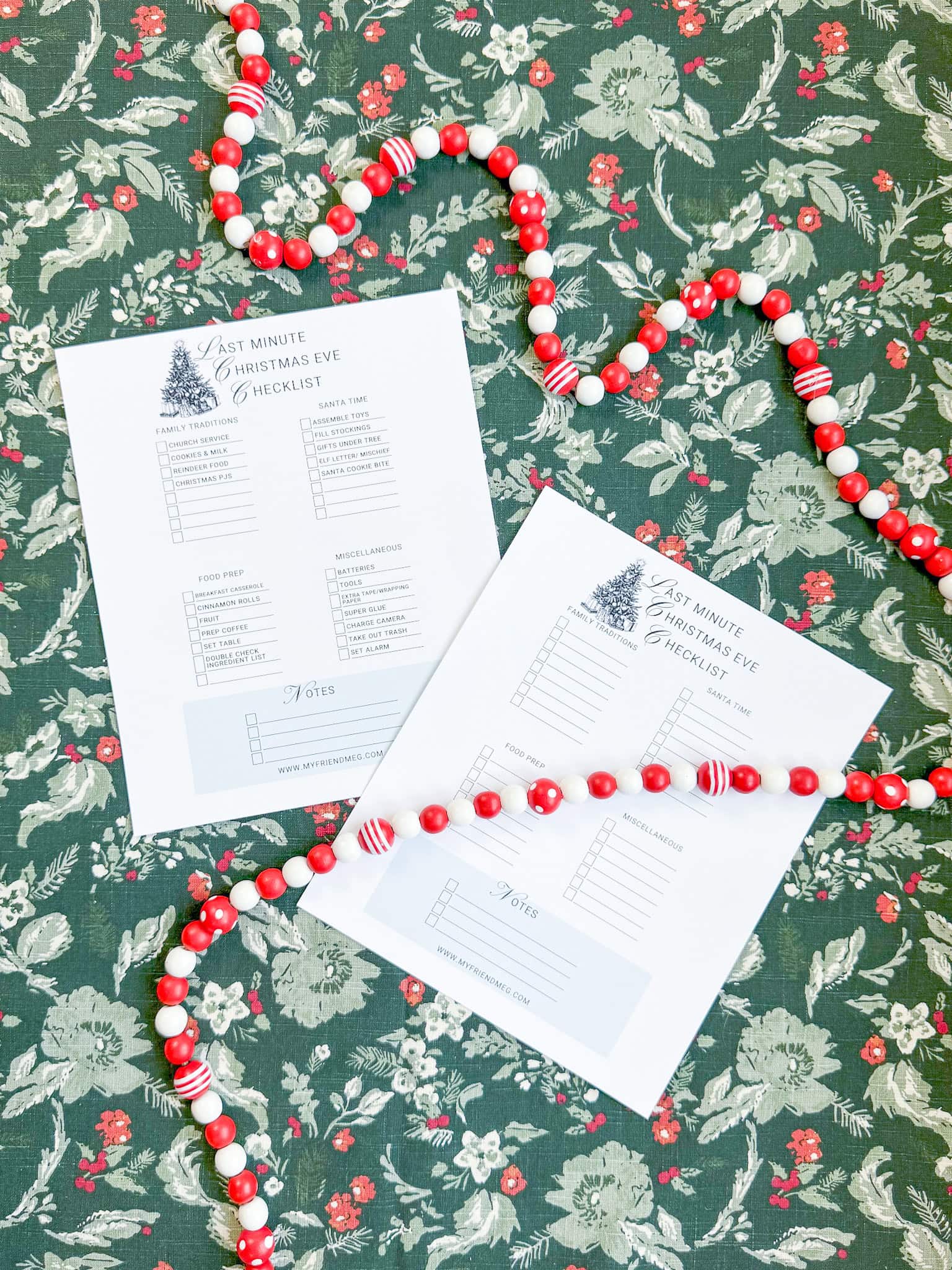 Christmas Eve Checklist: Tips & Printable for a Joyful Holiday - My ...