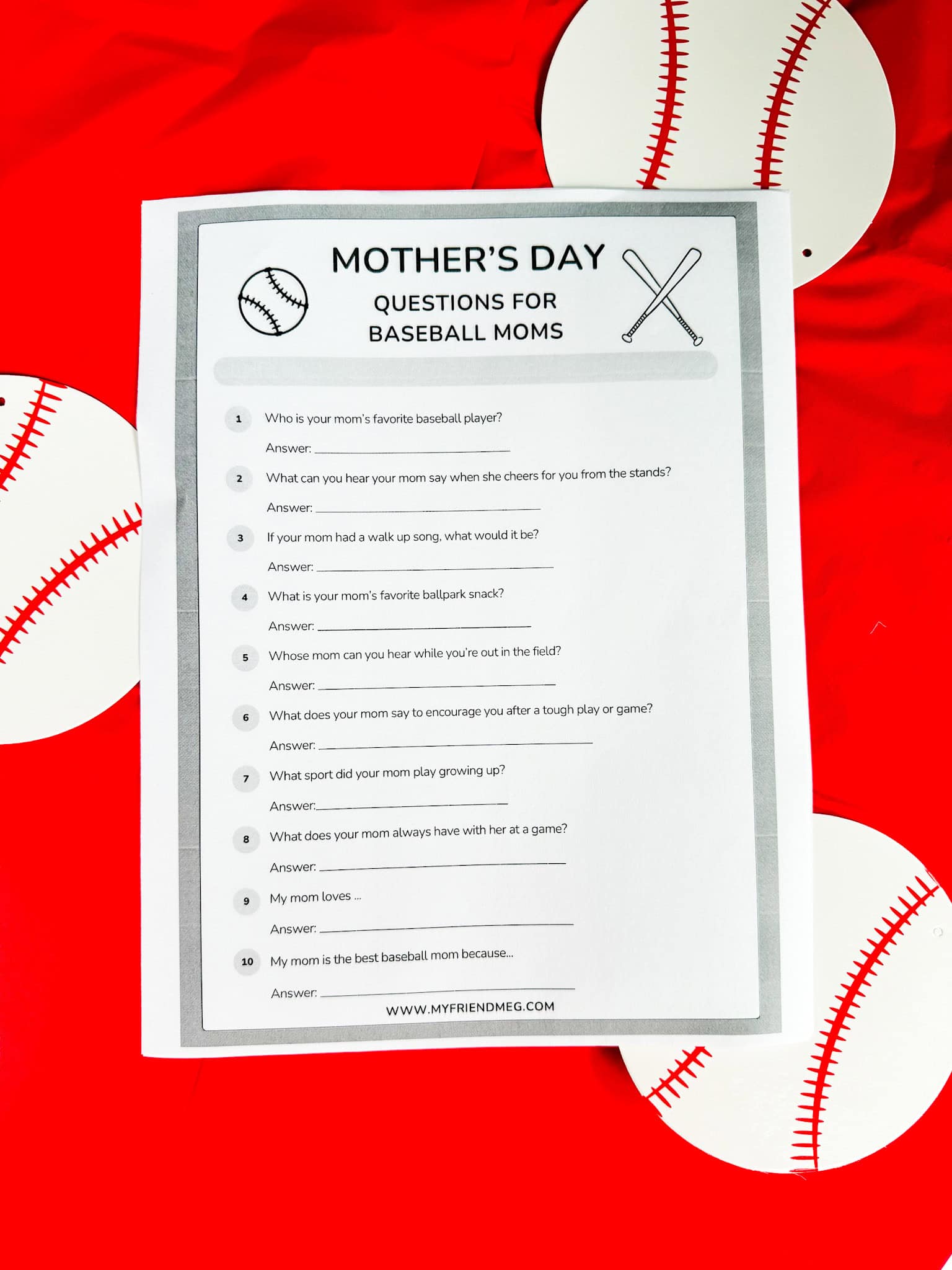 10 Traditions for Baseball Games on Mother’s Day - My Friend Meg